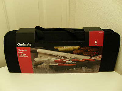 Chefmate Stainless Steel BBQ tool set 076903941399 | eBay