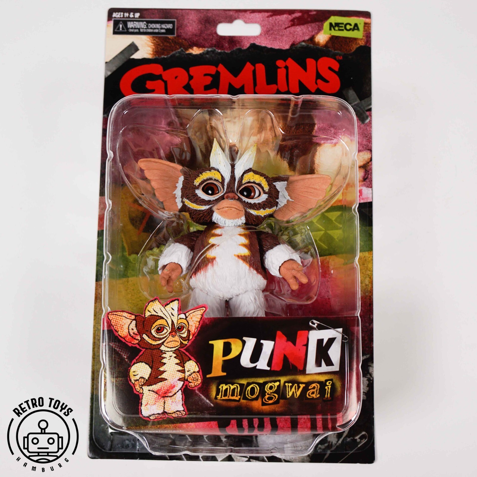 NECA MOGWAI Gremlins 2 Gizmo Punk Mohawk Daffy Lenny George Gremlin ...