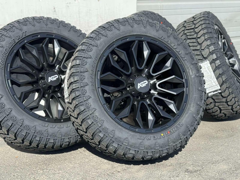 20x9 5x127 Jeep Wrangler JL Gladiator Rubicon AGP 304 Wheels 275/55r20 ...
