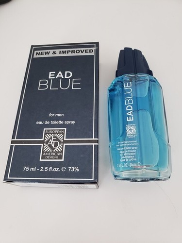 BLUE men's designer 2.5 oz EDT cologne spray by EAD | eBay