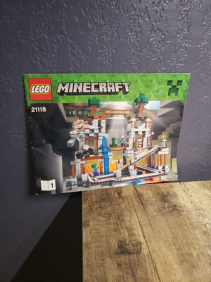 LEGO 21118 Minecraft The Mine Instruction Guide BOOK 1 MANUAL ONLY | eBay