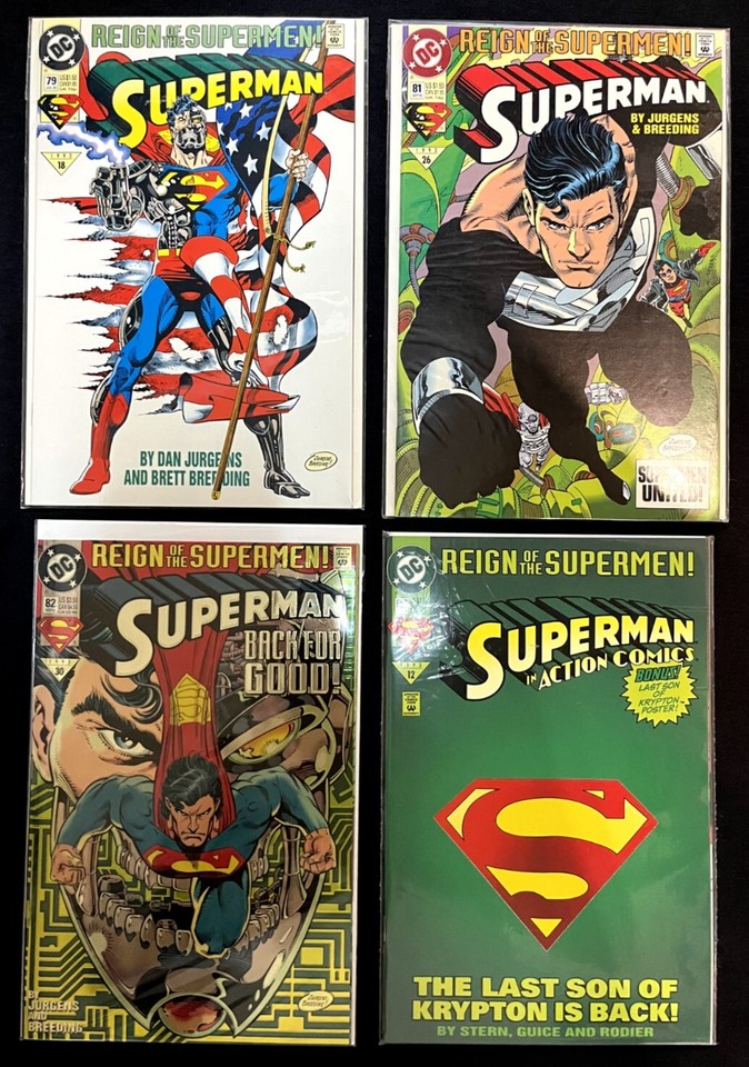 Superman Vol. 2 (1987-2006) From #2-82 + More! Lot of 28! Free Shipping ...