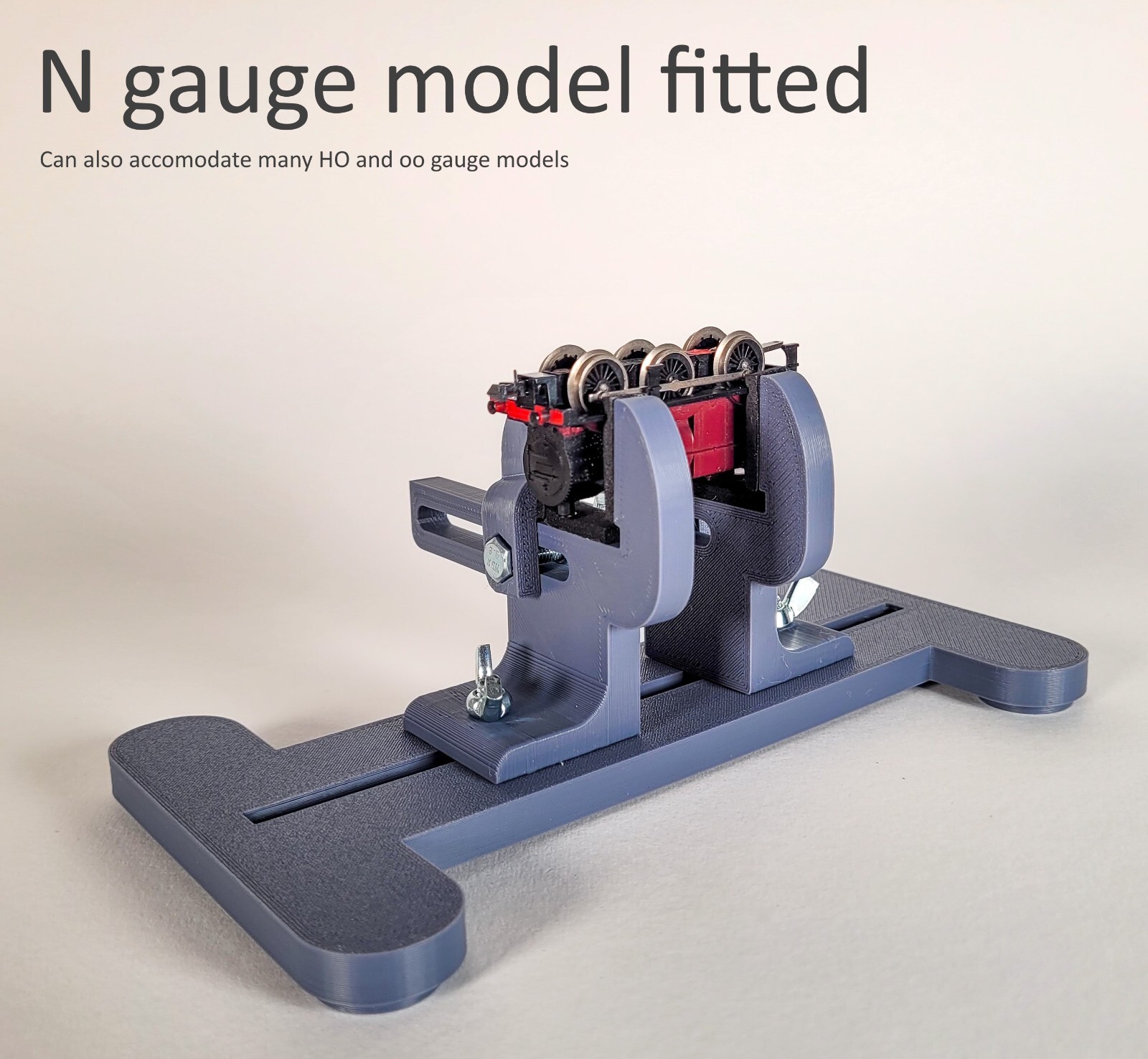 Model Railway Loco Servicing Cradle SMALL adjustable train berth stand ...