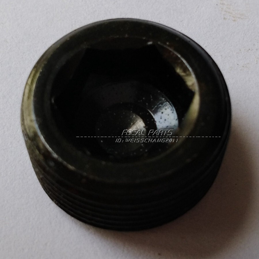 Metric M22 M22X1.5 Male Thread Allen Socket Head Plug Black Steel US ...