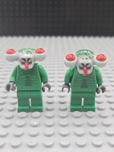 Lego - Squidman Minifigure Space Police 3 Alien 5969 5980 Mini Figure ...