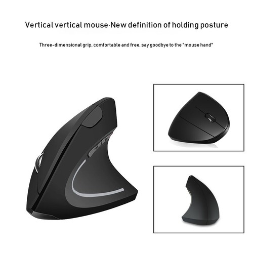 Wireless Vertical Gaming Mouse 4 Gears 1600 DPI Optical Mice for ...
