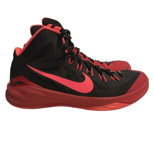 Mens NIKE Hyperdunk 2014 Black Red Basketball Sneakers Size MENS US-9 ...