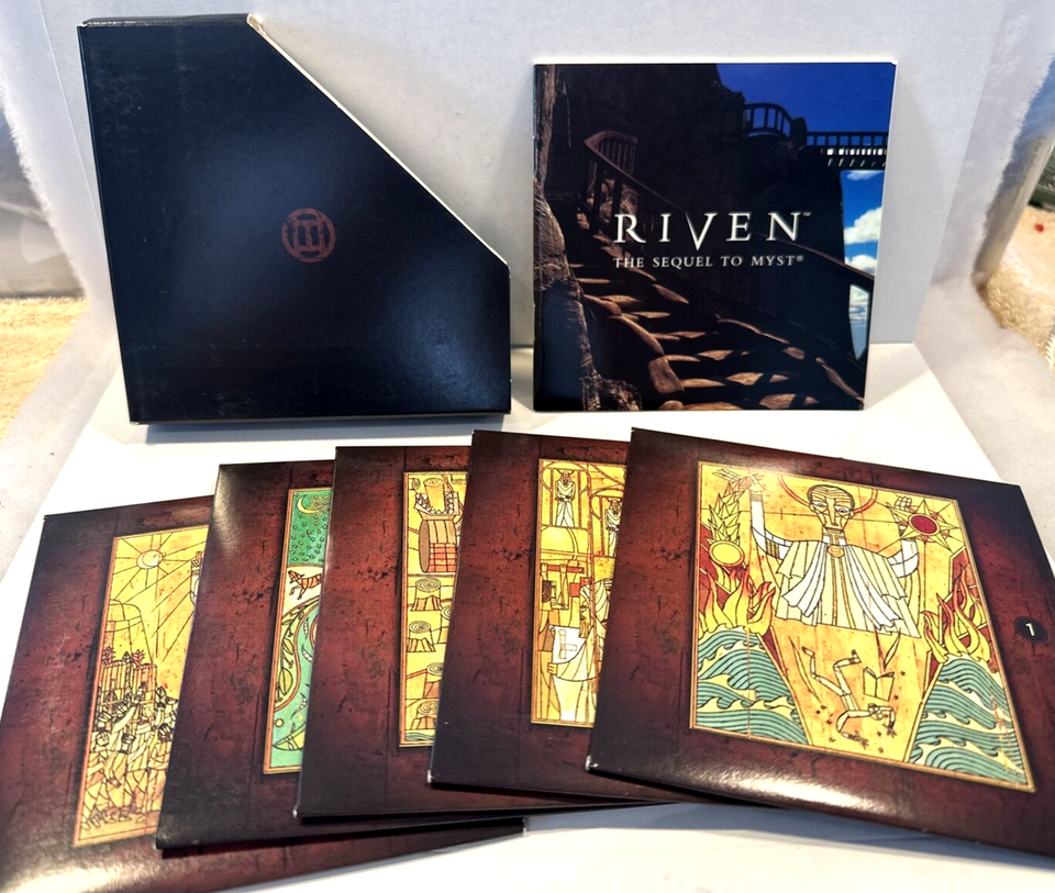 Riven : The Sequel to Myst PC/Mac 1997 Boxed 5 CD Set With Manual All ...