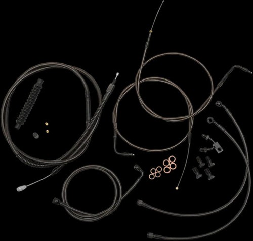 LA Chopper 15-17in Midnight Std Handlebar Controls Kit w ABS HD ...