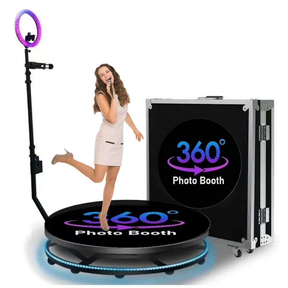 360 Photo Booth Video Booth Platform Automatic Spinner Motorized ...