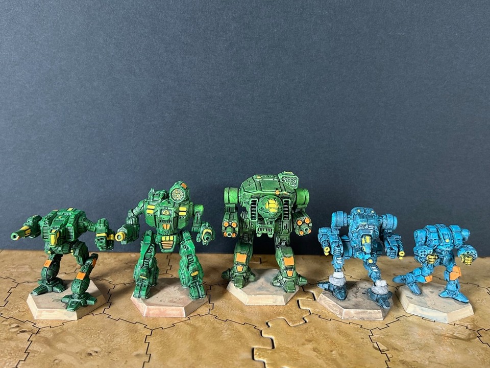 Catalyst Game Labs BattleTech Clan Command Star -Painted | eBay