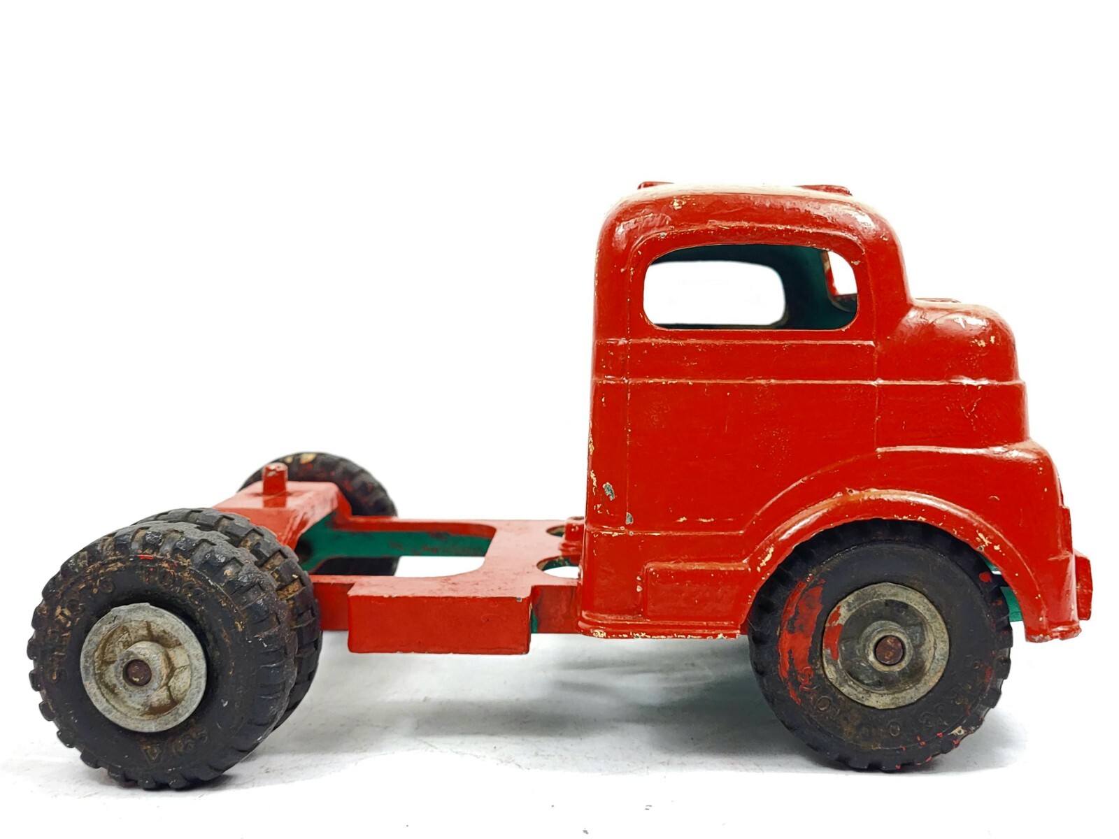 VINTAGE STRUCTO SEMI TRUCK CAB w/ CAR TRANSPORTER HAULER TRAILER C-3044 ...