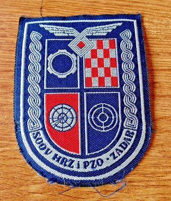 🔴CROATIA ARMY HV AIR FORCE DEFENSE - ZADAR sleeve patch🔴 | eBay