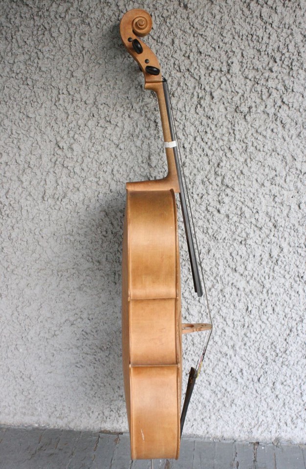 Antique Unvarnished Cello. Natural Wood 41.75" Long Unusual | eBay