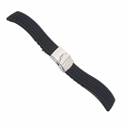 Pack of 2 Steel Bracelet & Silicone Replacement Watch Band Bulova ...