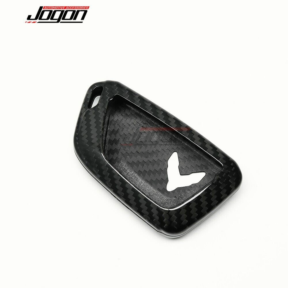 Black Carbon For Corvette C8 Stingray Coupe HTC Z06 Z51 E-Ray Key Cover ...