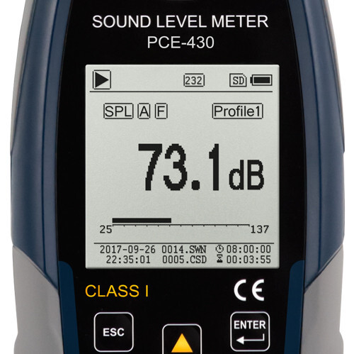 PCE 430 Class 1 Handheld Decibel Sound Meter (22 - 136dB) | eBay