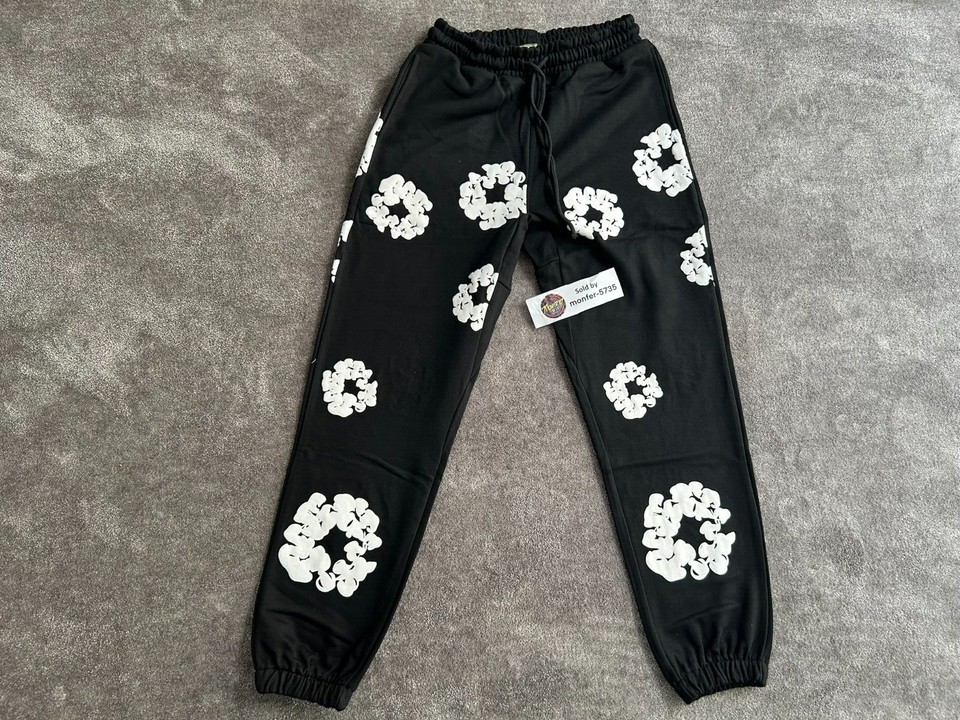 Denim Tears Full Tracksuit The Cotton Wreath Black, Small, Medium ...