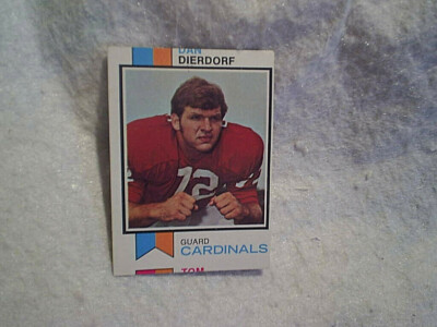 1973 DAN DIERDORF TOPPS MISCUT ROOKIE FOOTBALL CARD #322,St.Louis ...