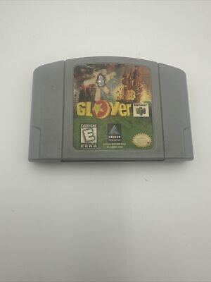 Glover N64 (Nintendo 64, 1998) Authentic Game Cartridge Only Tested ...