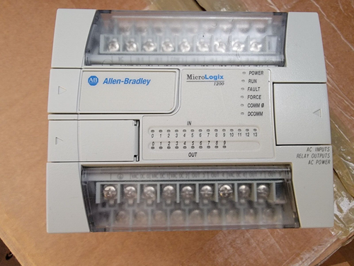 New Open Box Allen Bradley 1762-L24AWAR MicroLogix 1200 24 Point ...