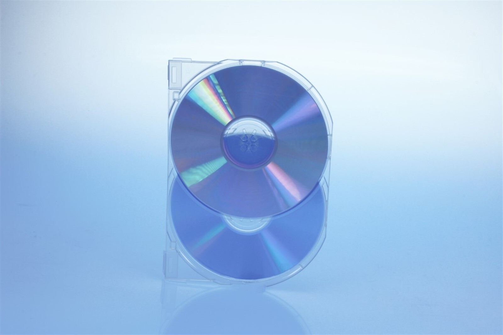 25 x Megapack Double DVD Tray Clear Original | Grelly UK