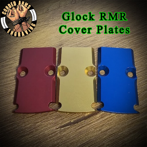 OORAH! - Laser Engraved RMR Cover Plate for Glock 19 17 23 | eBay