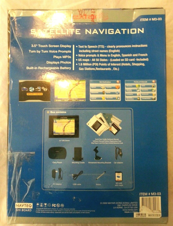Nextar M3-03 gps Navigation System In Box | eBay