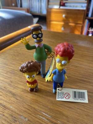 The Simpsons Flanders, Rod And Todd Figures | eBay Australia