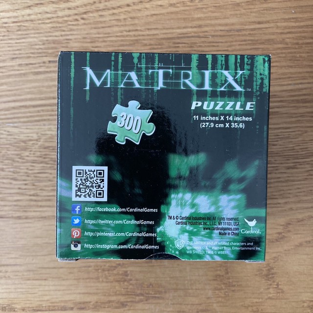 The Matrix Jigsaw Puzzle (300 Piece) Cardinal - for sale online | eBay