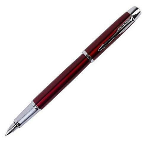 Parker Pen IM Series Red Classic Nib Fountain Pen Fine Nib No Box | eBay