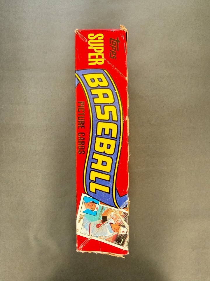 1984 TOPPS SUPER BASEBALL WAX PACK BOX 36 SEALED PACKS | eBay