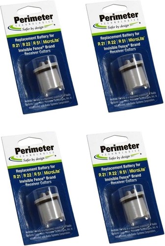 4-Pack Invisible Fence R21/R51 Receiver Collar Dog Batteries | eBay