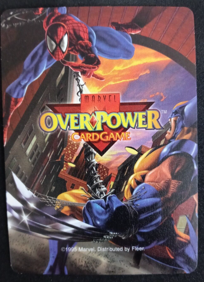 1995 Marvel Overpower Collectible Card Game Power Cards Nightcrawler (G ...