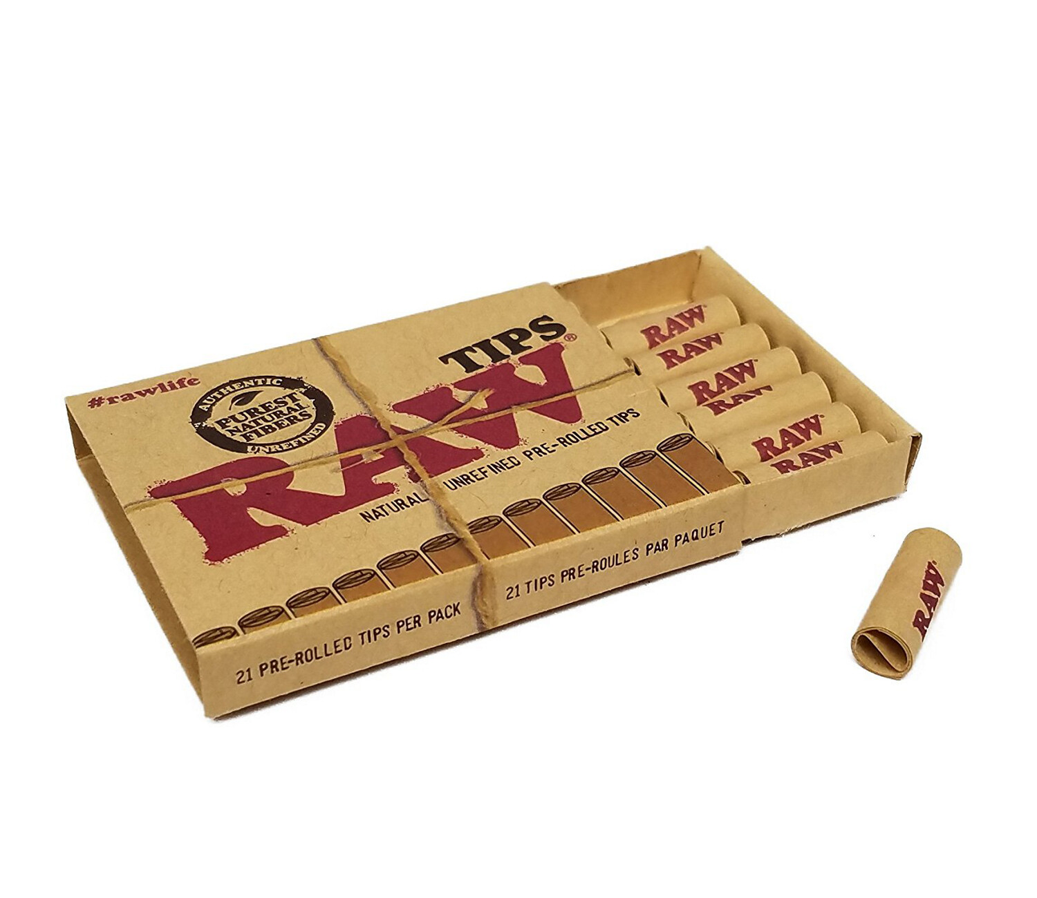 RAW PRE-ROLLED TIPS FILTER TIPS ROACHES PAPER NATURAL ROLLING | eBay