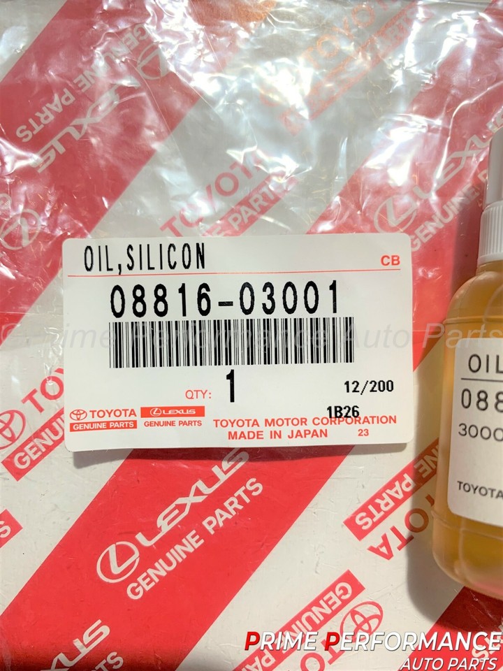 Toyota Genuine Fan Clutch Silicone Oil 3000 MM2/S 18ML Bottle 08816 ...