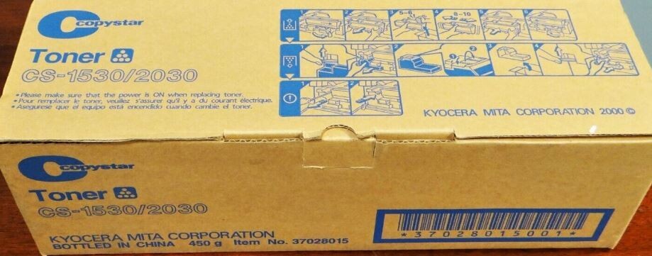 New Genuine Copystar Kyocera CS-1530 CS-2030 Black Toner 37028015 | eBay