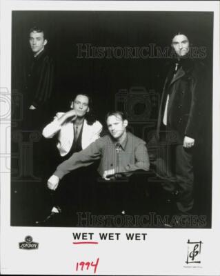 1994 Press Photo Members of Wet Wet Wet, Scottish soft rock band ...