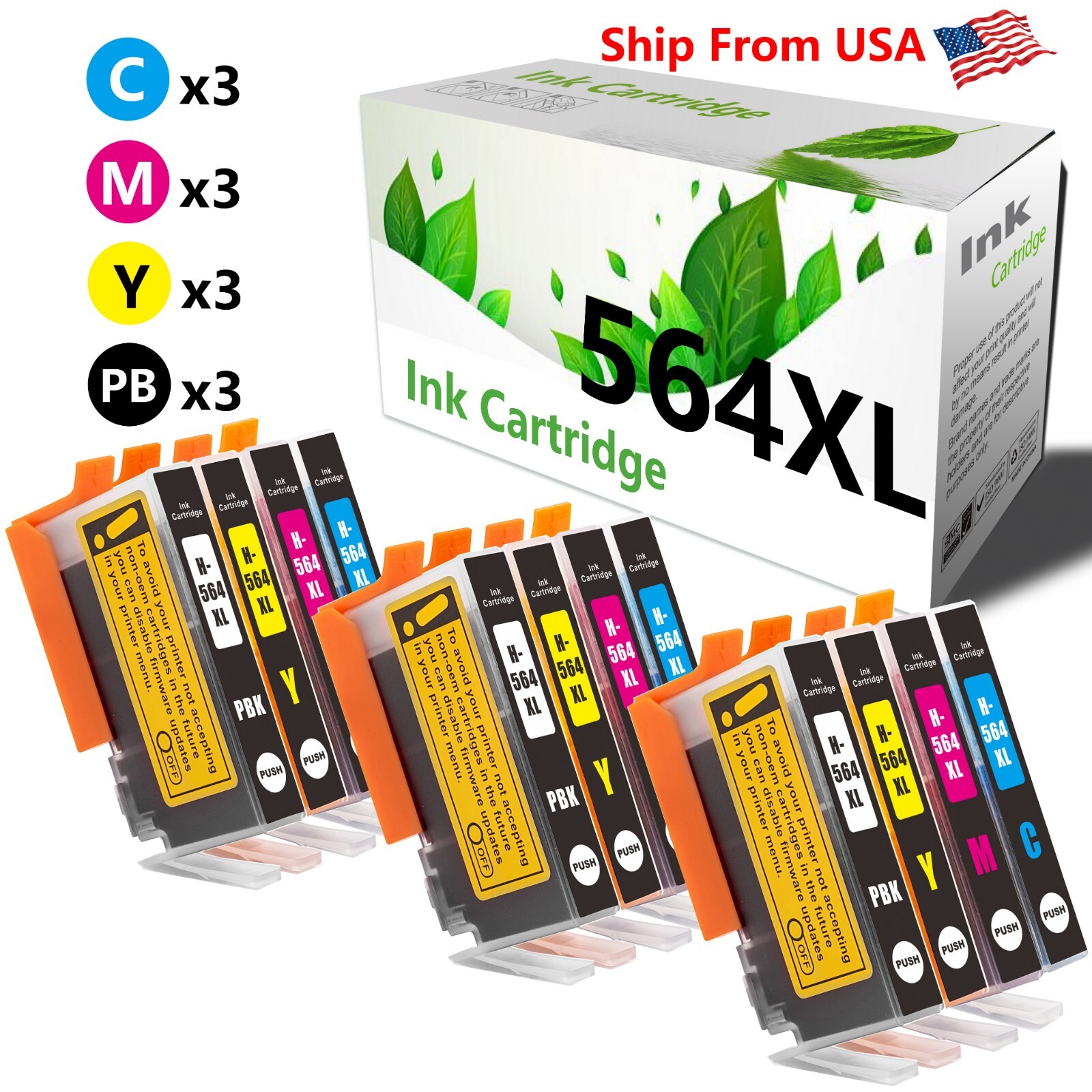 12PK 564XL Ink Cartridge for C310 C410a Printer | eBay