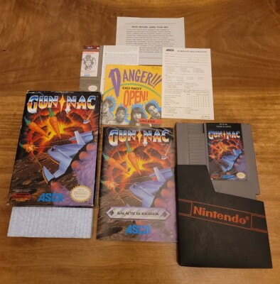 Gun Nac Nintendo Entertainment System CIB best on ebay NES uber rare ...