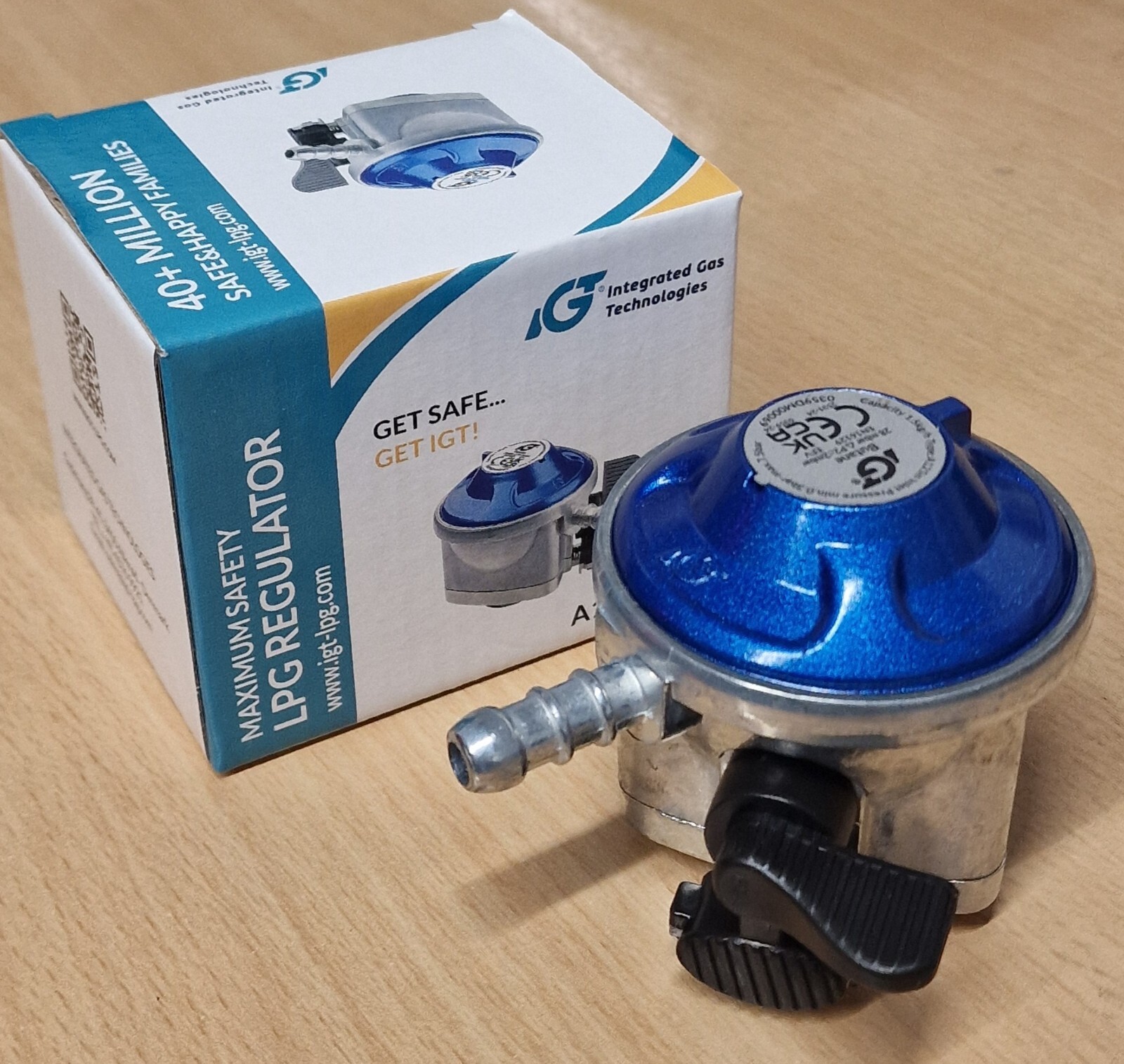 21mm Clip-On Butane Gas Regulator - Suitable for 7kg & 15kg Calor Gas ...