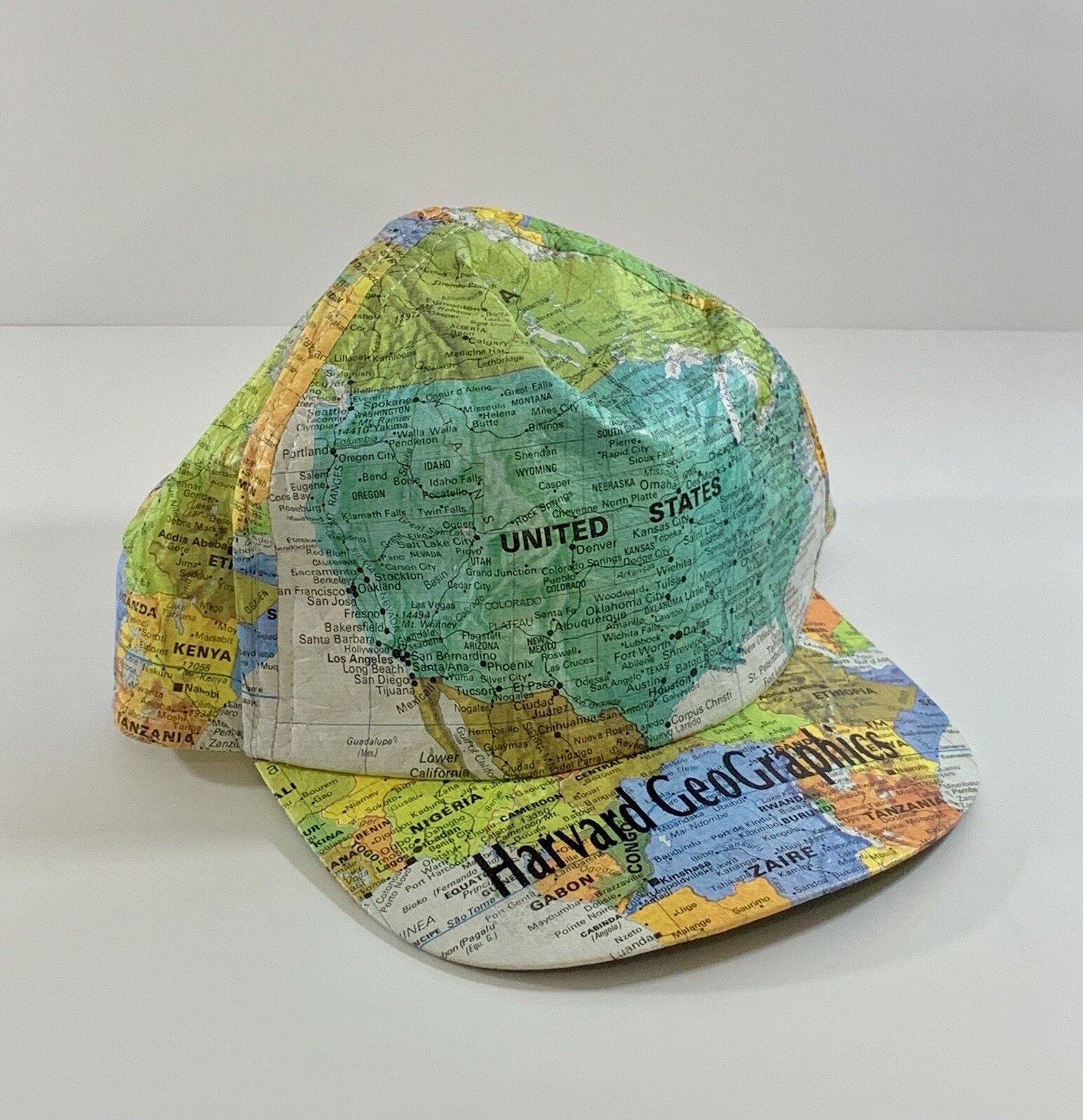 Wearin The World Harvard Geographics Map Pattern Sn… - Gem
