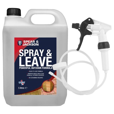 Spray and Leave 5L Ready to Use with Long Hose Trigger Spear and ...