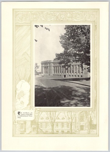 1926 Cornell University Cornellian Baker Chemistry Lab Southern ...