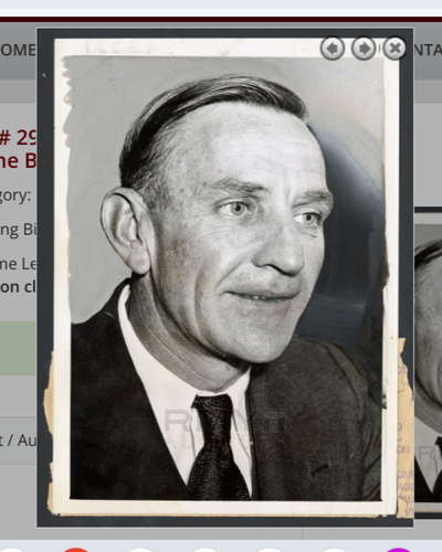 1935 Casey Stengel, "New Manager of the Boston Braves" Early Portrait ...