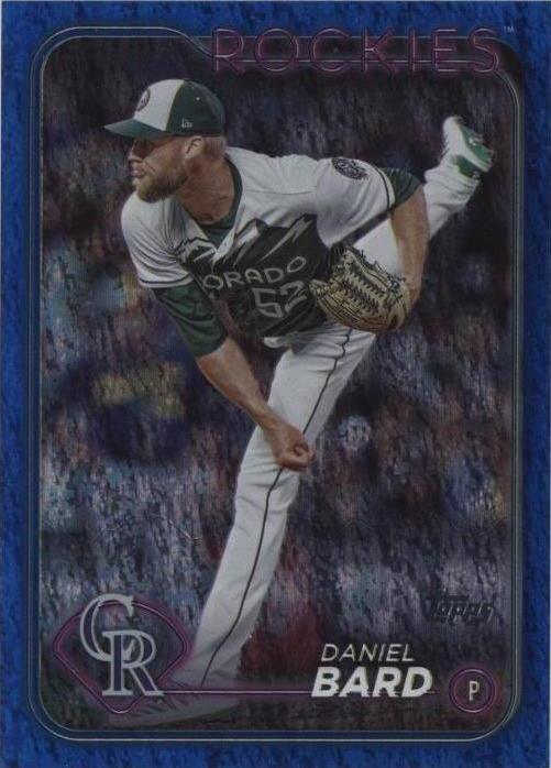 2024 Topps Series 1 - Daniel Bard #320 Blue Holofoil /999 for sale ...