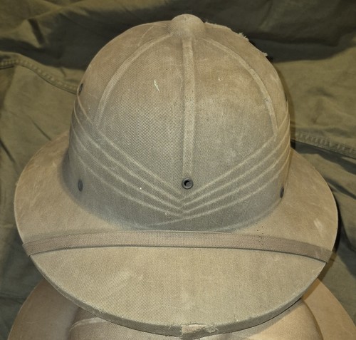 Vintage World War II WW2 Pith Helmet 1944 with Liner and Chinstrap ...