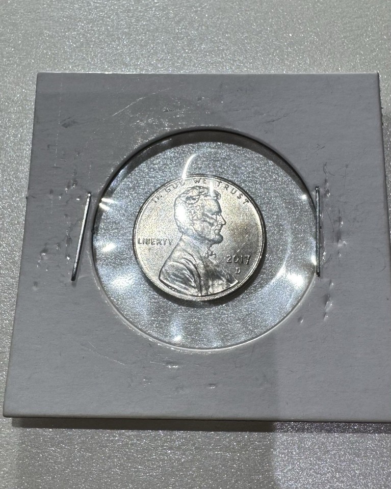 Rare 2017 D Mint Mark Lincoln Penny – Silver Appearance–Unique ...