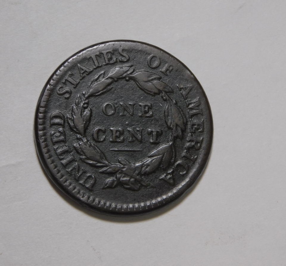 EARLY 100% ORIGINAL 1814 LARGE CENT BOLD STRIKE! CHOCOLATE BROWN VF ...