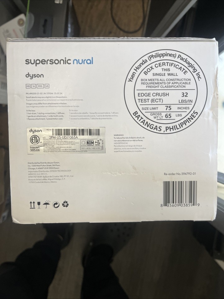 Dyson Supersonic Nural Intelligent Hair Dryer (HD16) - Red Velvet ...